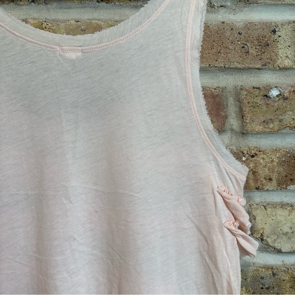 J. Crew | Tops | J Crew Light Pink Cotton Ruffle Tank | Poshmark